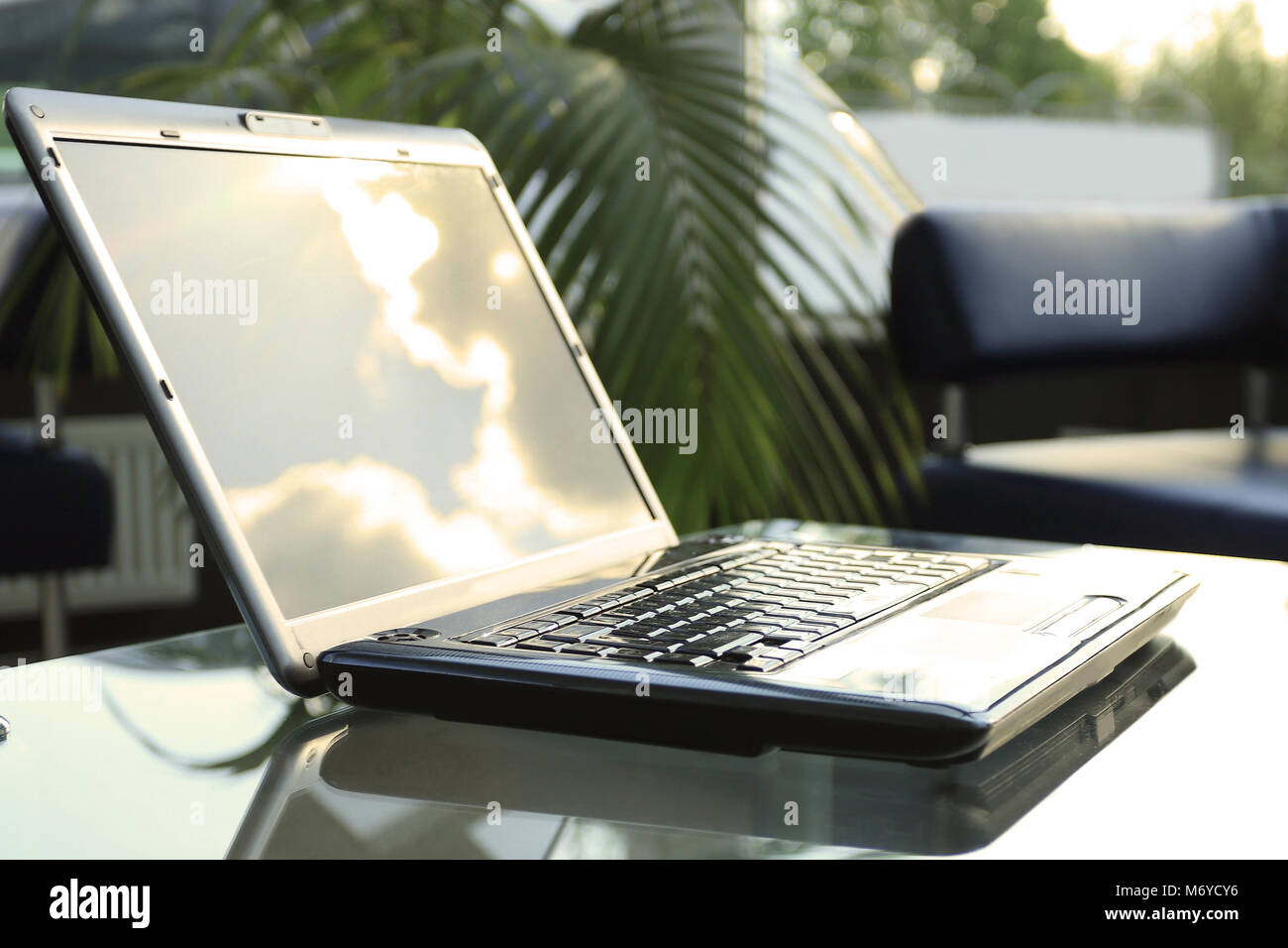 Closeup photo of laptop Stock Photo - Alamy