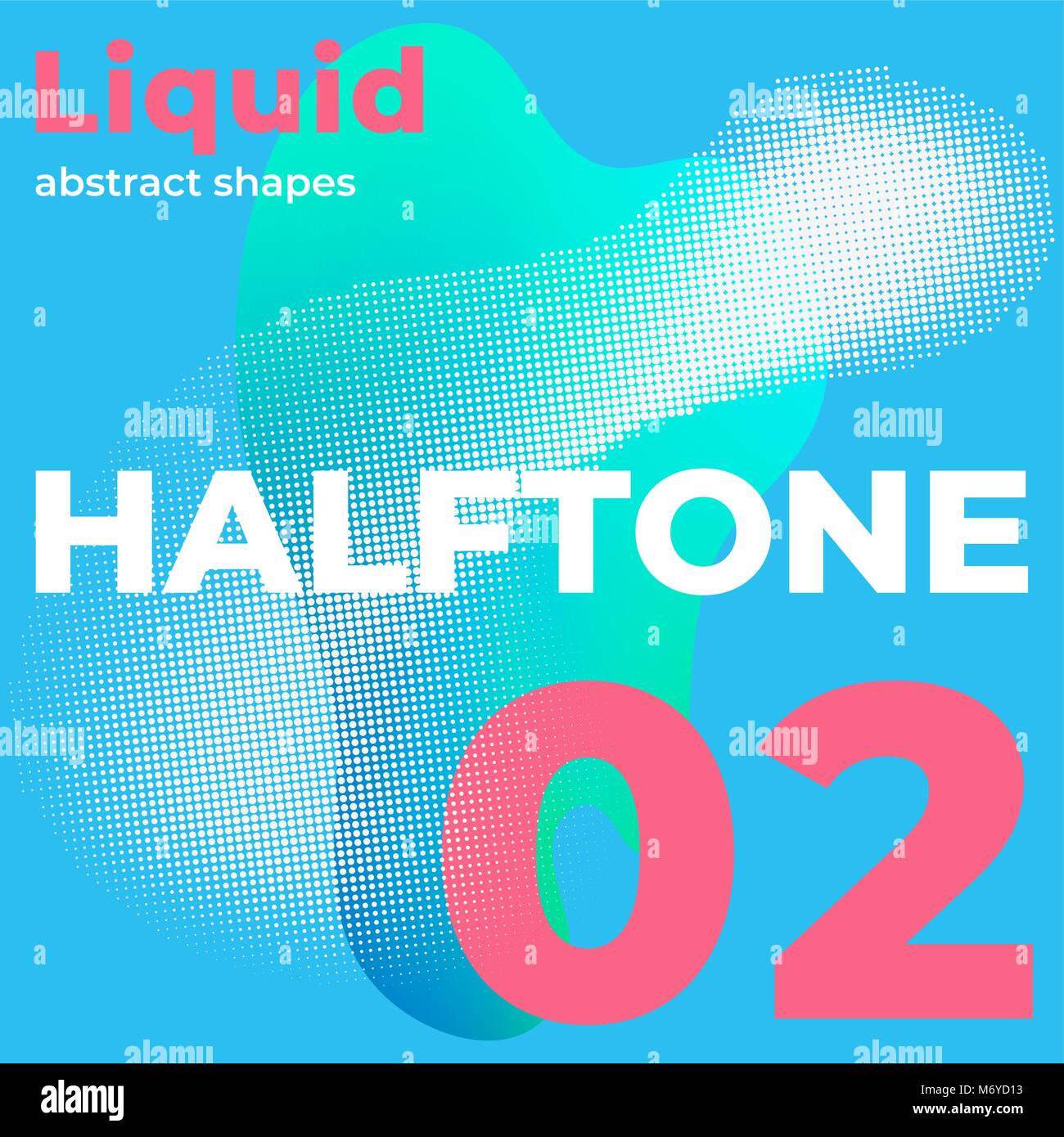Multicolor fluid texture banner Stock Vector Images - Alamy