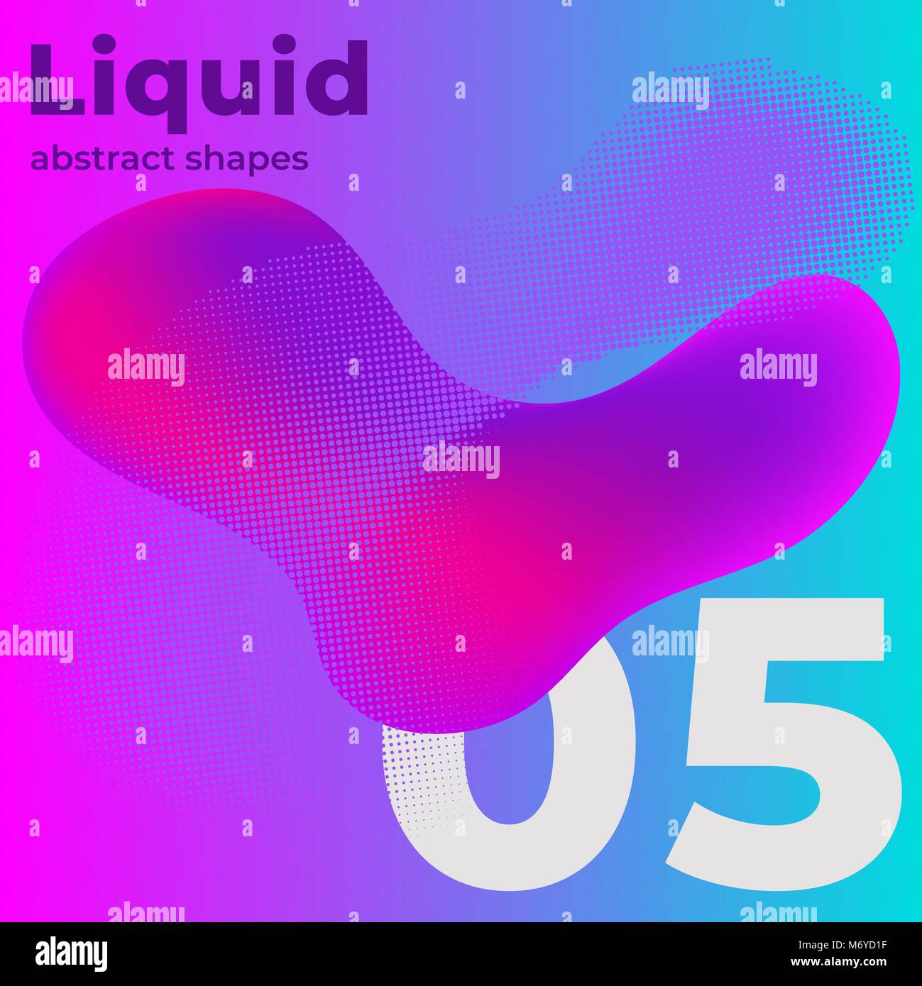 Liquid vector colorful shapes multicolor ink Stock Vector Image & Art ...