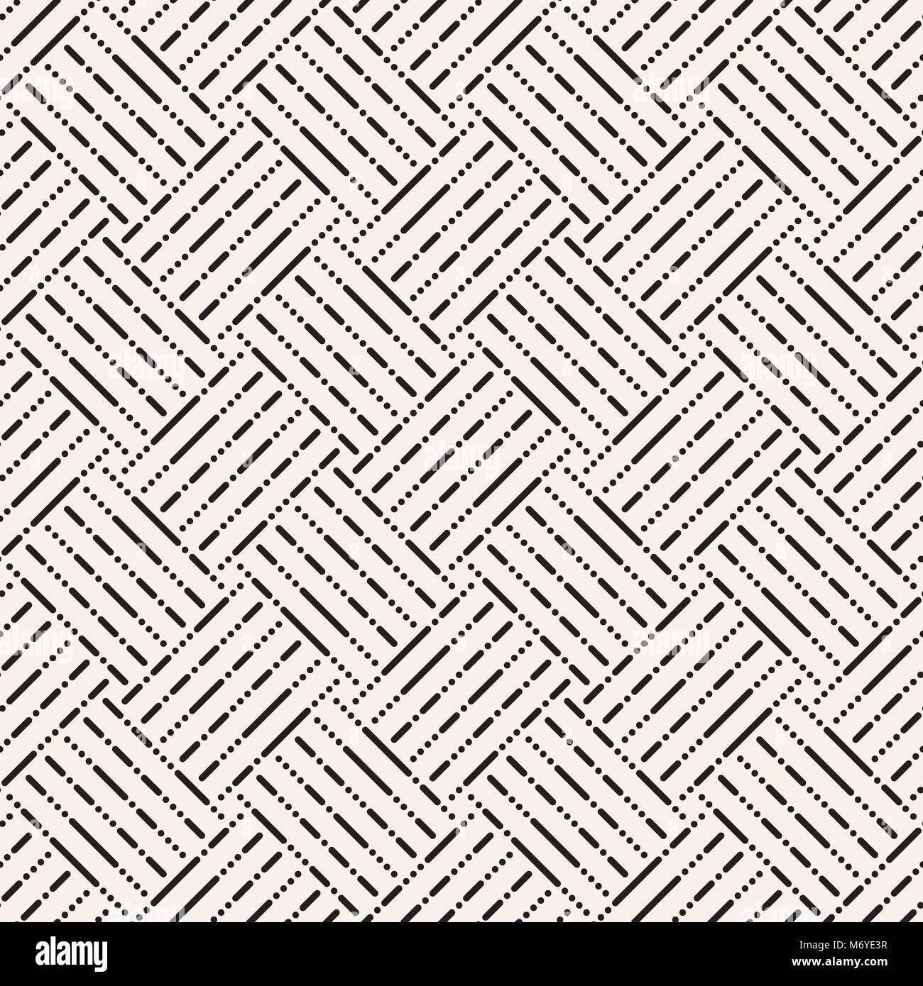 Vector seamless stripes pattern. Modern stylish texture with monochrome ...