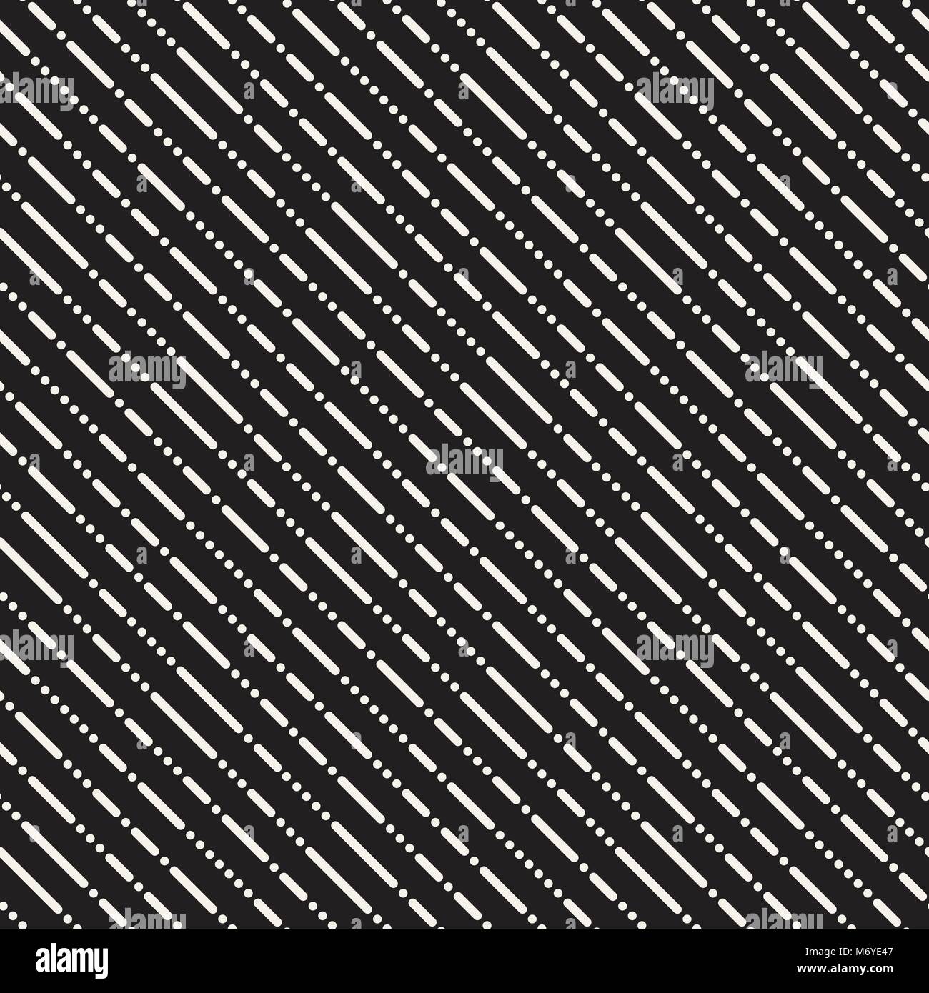 Vector seamless stripes pattern. Modern stylish texture with monochrome ...