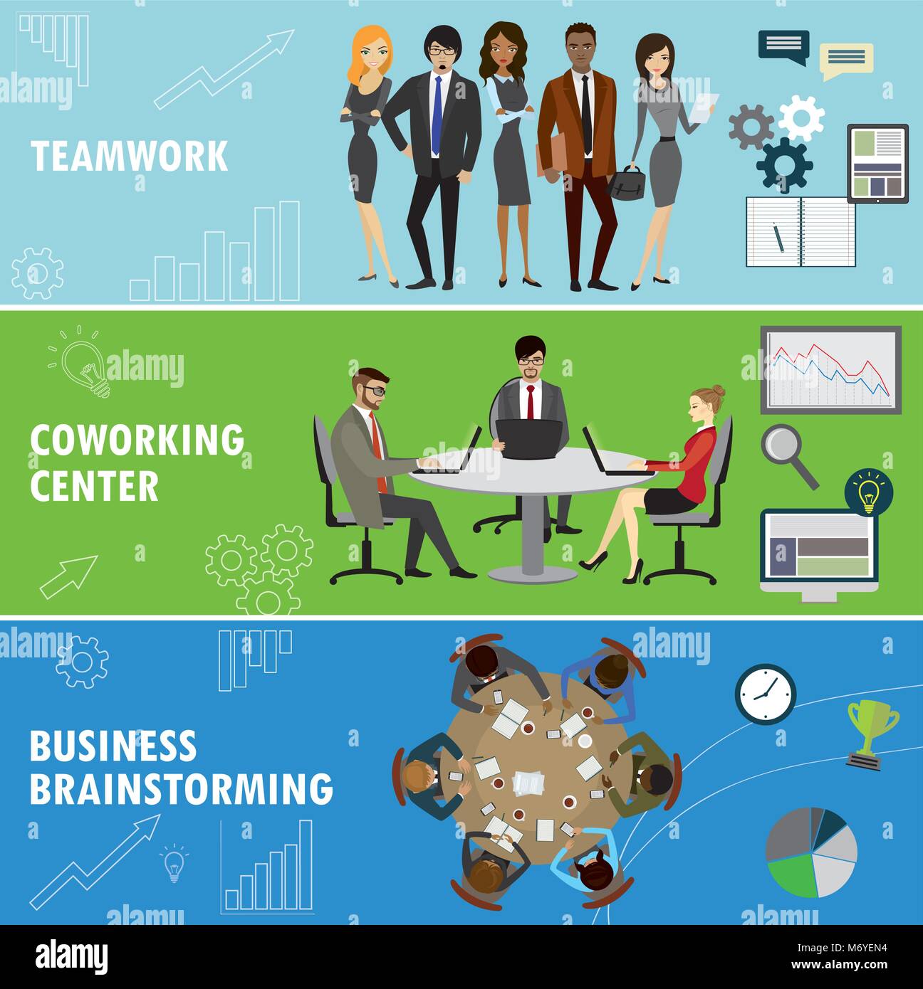 Workteam Stock Vector Images - Alamy