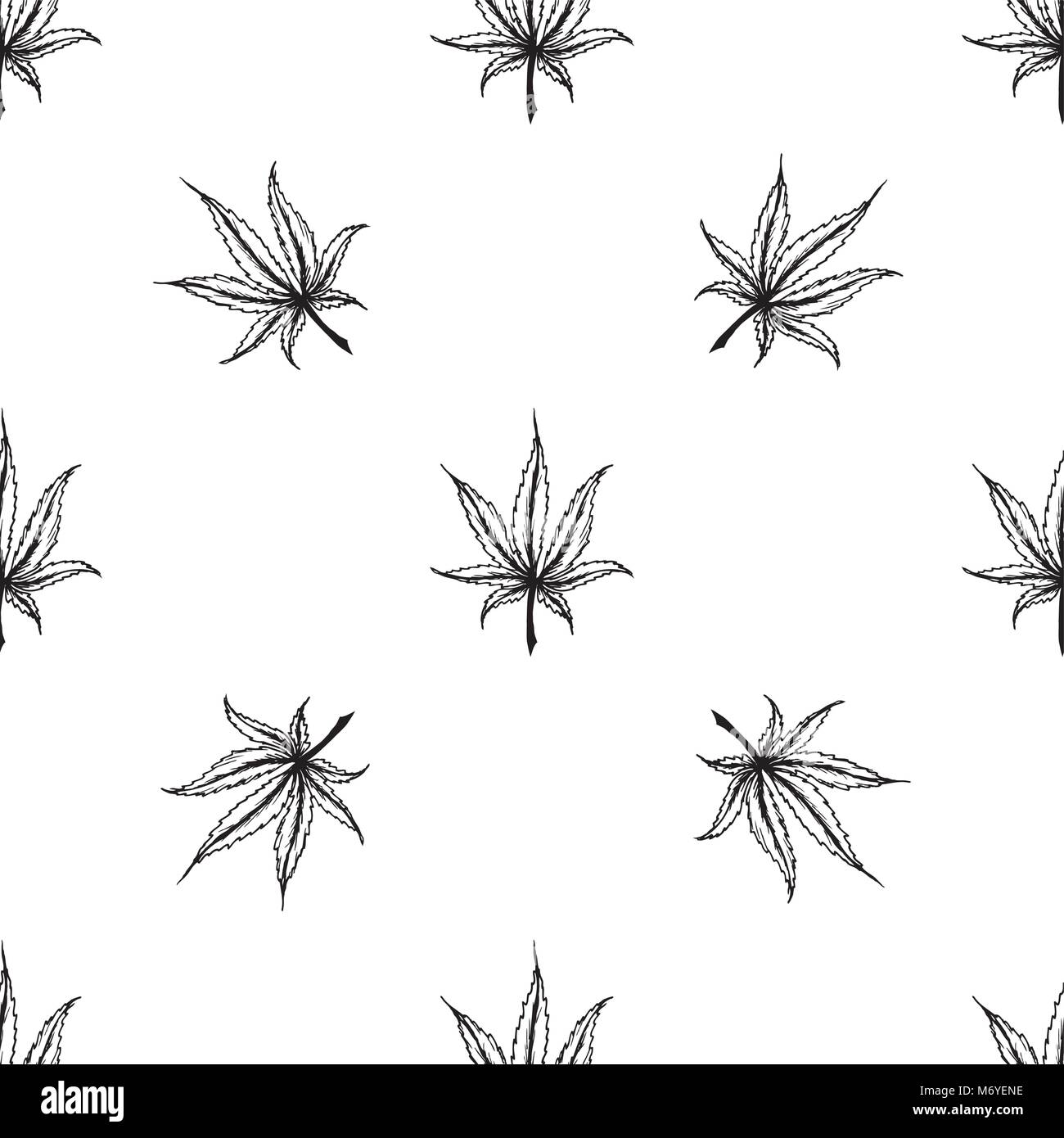 Cannabis marijuana leaf icon outline hi-res stock photography and ...