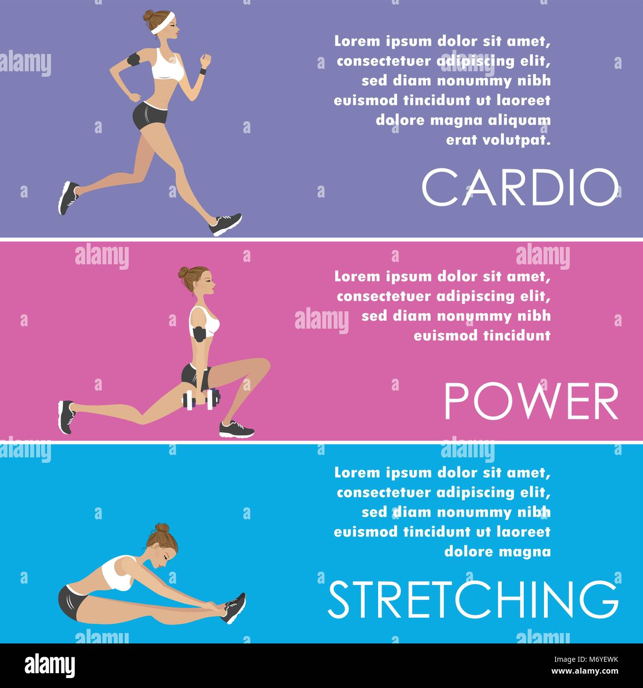 Physical activity Stock Vector Images - Alamy