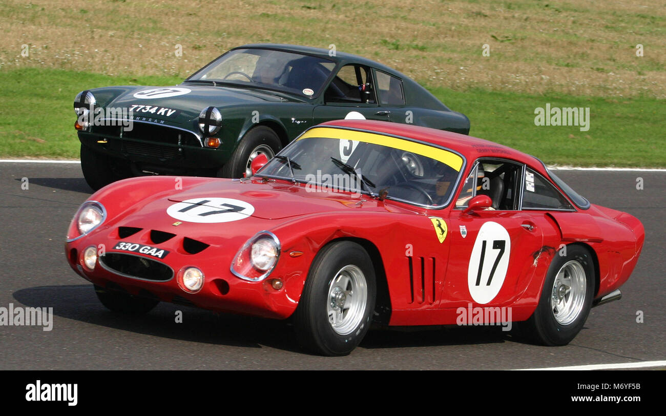 Peter Hardman/Gerry Marshall in the Ferrari 330 LMB racing car at the ...