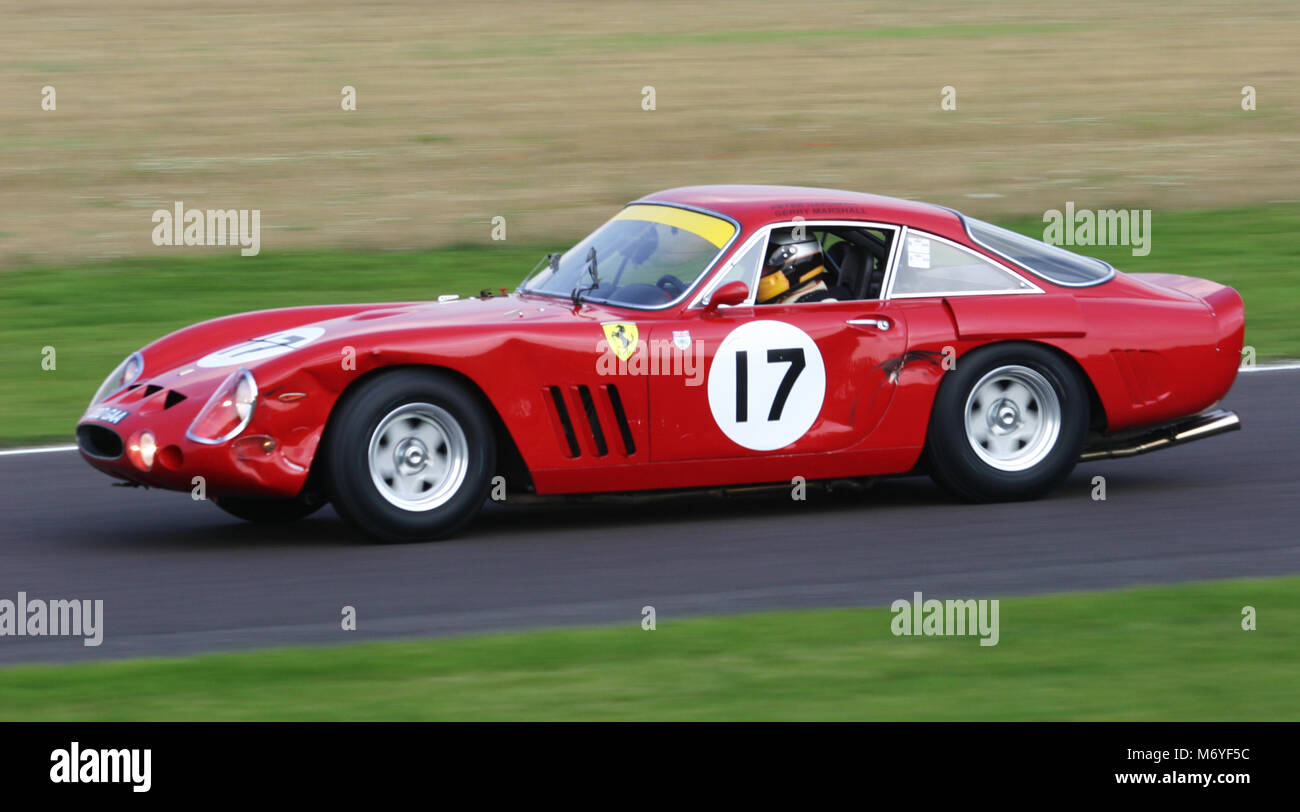 Peter Hardman/Gerry Marshall in the Ferrari 330 LMB racing car at the ...