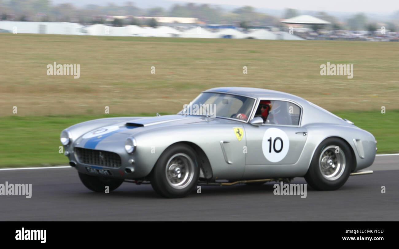 Ferrari 250 GT SWB/C Racing at the Goodwood Revival in 2004 Stock Photo ...
