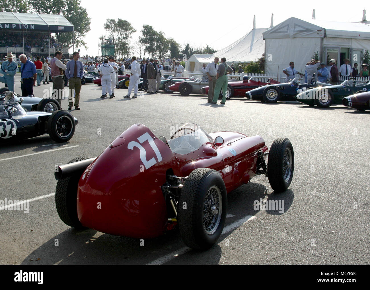Ferrari 1950s Single Seater Racing Car at the Goodwood Revival Motor ...