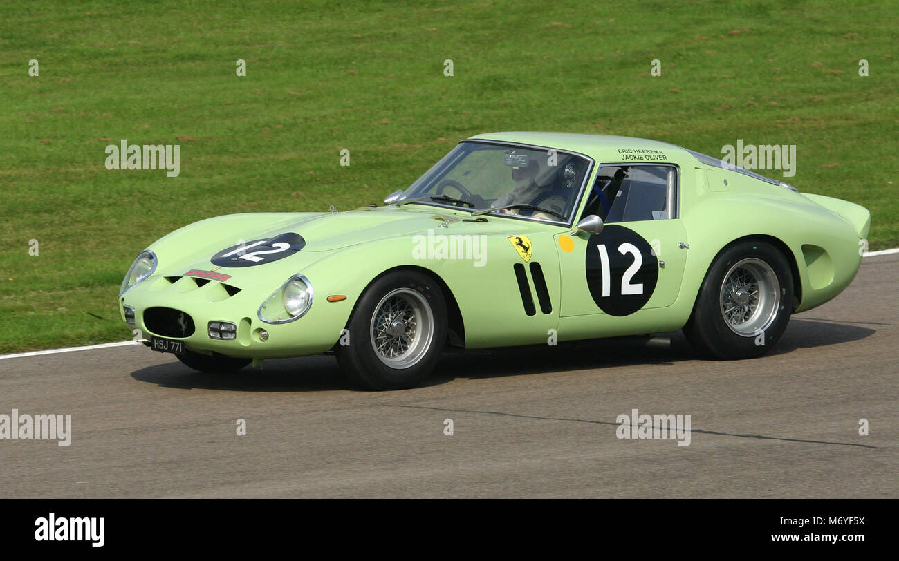 Peter Hardman/Gerry Marshall in the Ferrari 330 LMB racing car at the ...