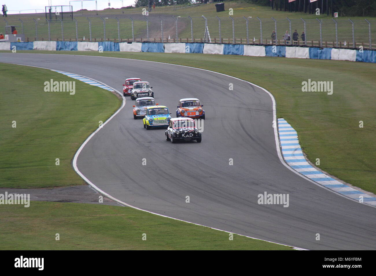 Mini Miglia Racing At Donington Park Circuit July 2015 Stock Photo - Alamy