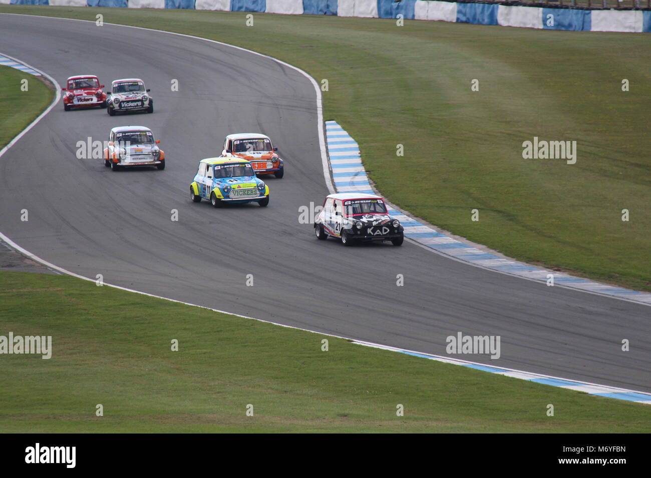 Mini Miglia Racing At Donington Park Circuit July 2015 Stock Photo - Alamy