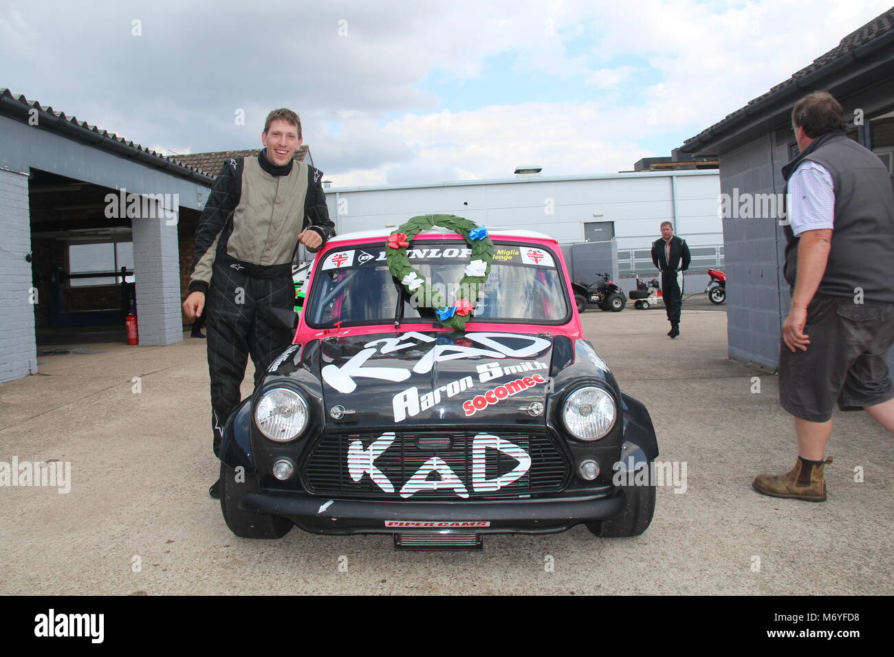 Mini Miglia Racing At Donington Park Circuit July 2015 Stock Photo - Alamy