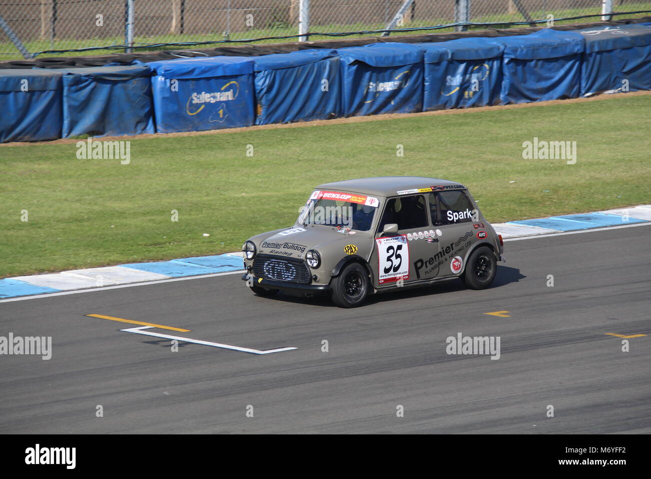 Mini 7 Racing At Donington Park Circuit July 2015 Stock Photo - Alamy