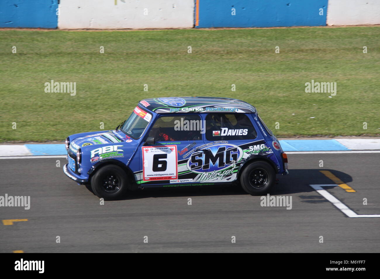 Mini 7 Racing At Donington Park Circuit July 2015 Stock Photo - Alamy
