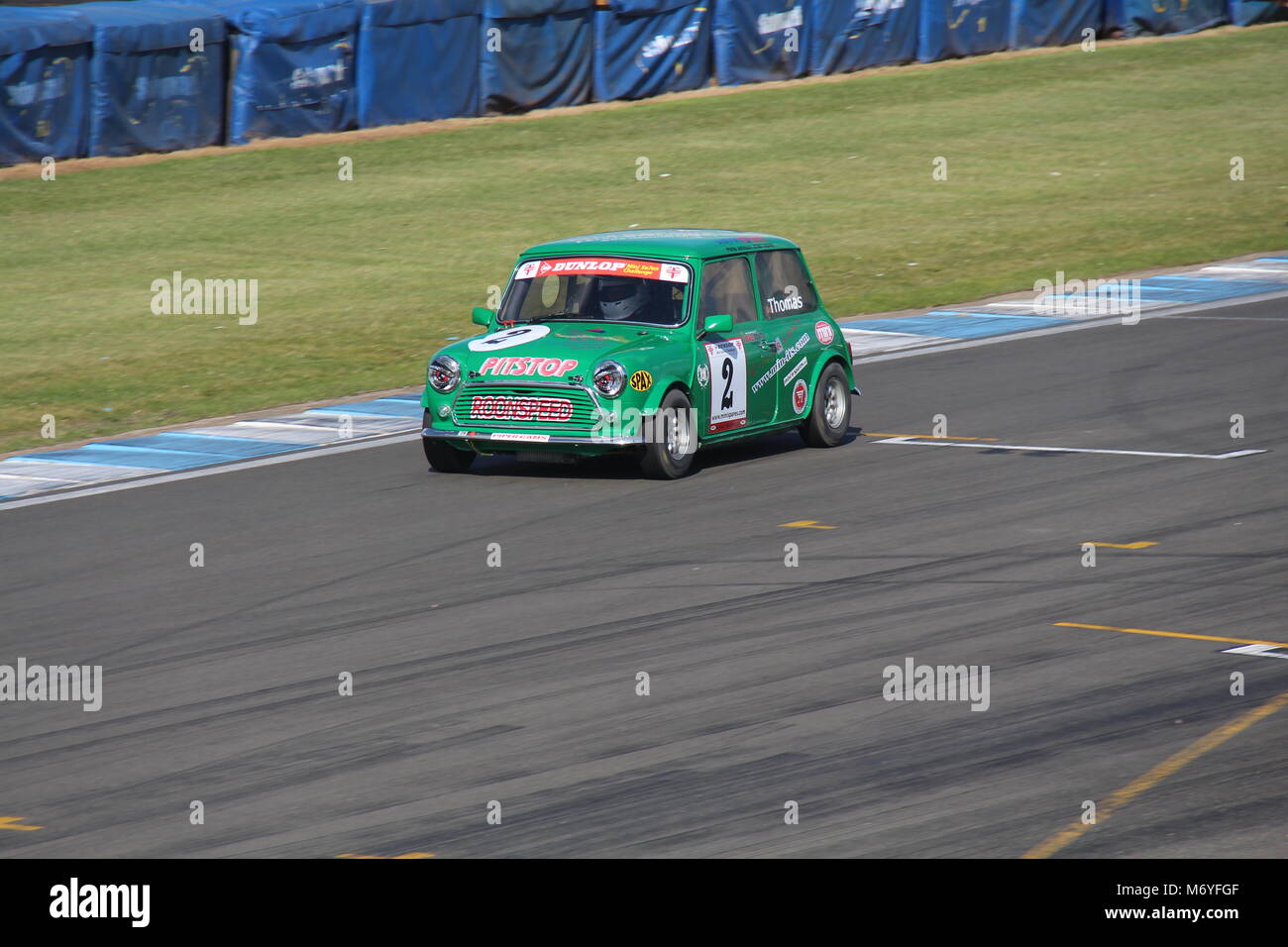 Mini 7 Racing At Donington Park Circuit July 2015 Stock Photo - Alamy