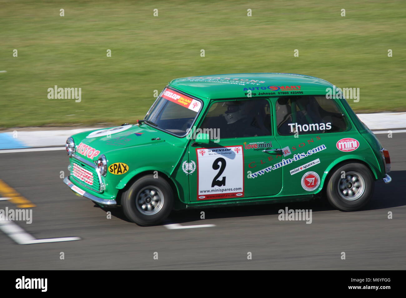Mini 7 Racing At Donington Park Circuit July 2015 Stock Photo - Alamy