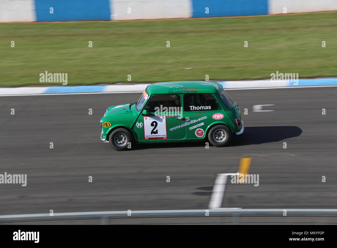 Mini 7 Racing At Donington Park Circuit July 2015 Stock Photo - Alamy