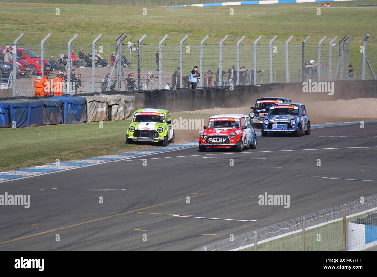 Mini 7 Racing At Donington Park Circuit July 2015 Stock Photo - Alamy