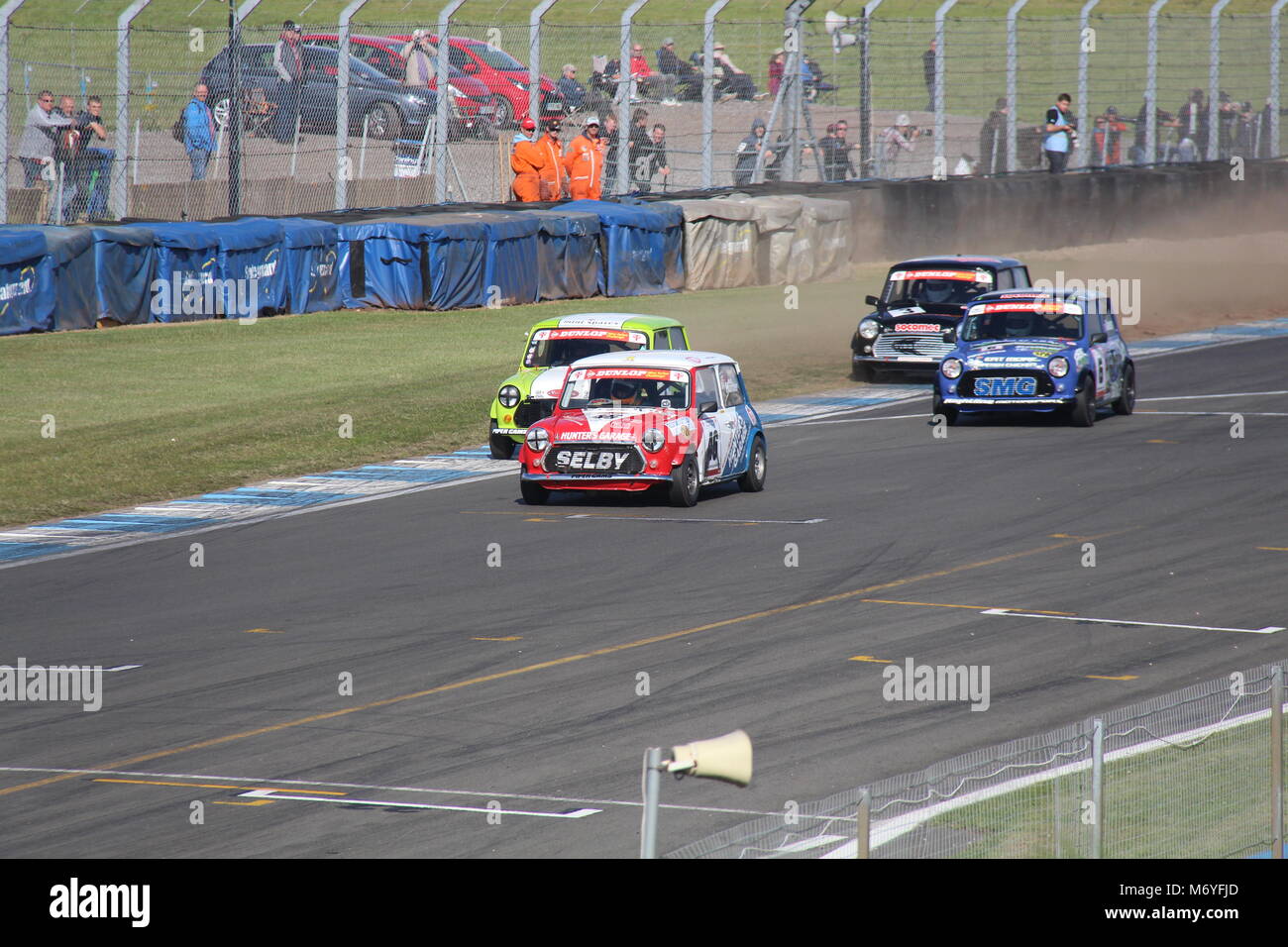 Mini 7 Racing At Donington Park Circuit July 2015 Stock Photo - Alamy