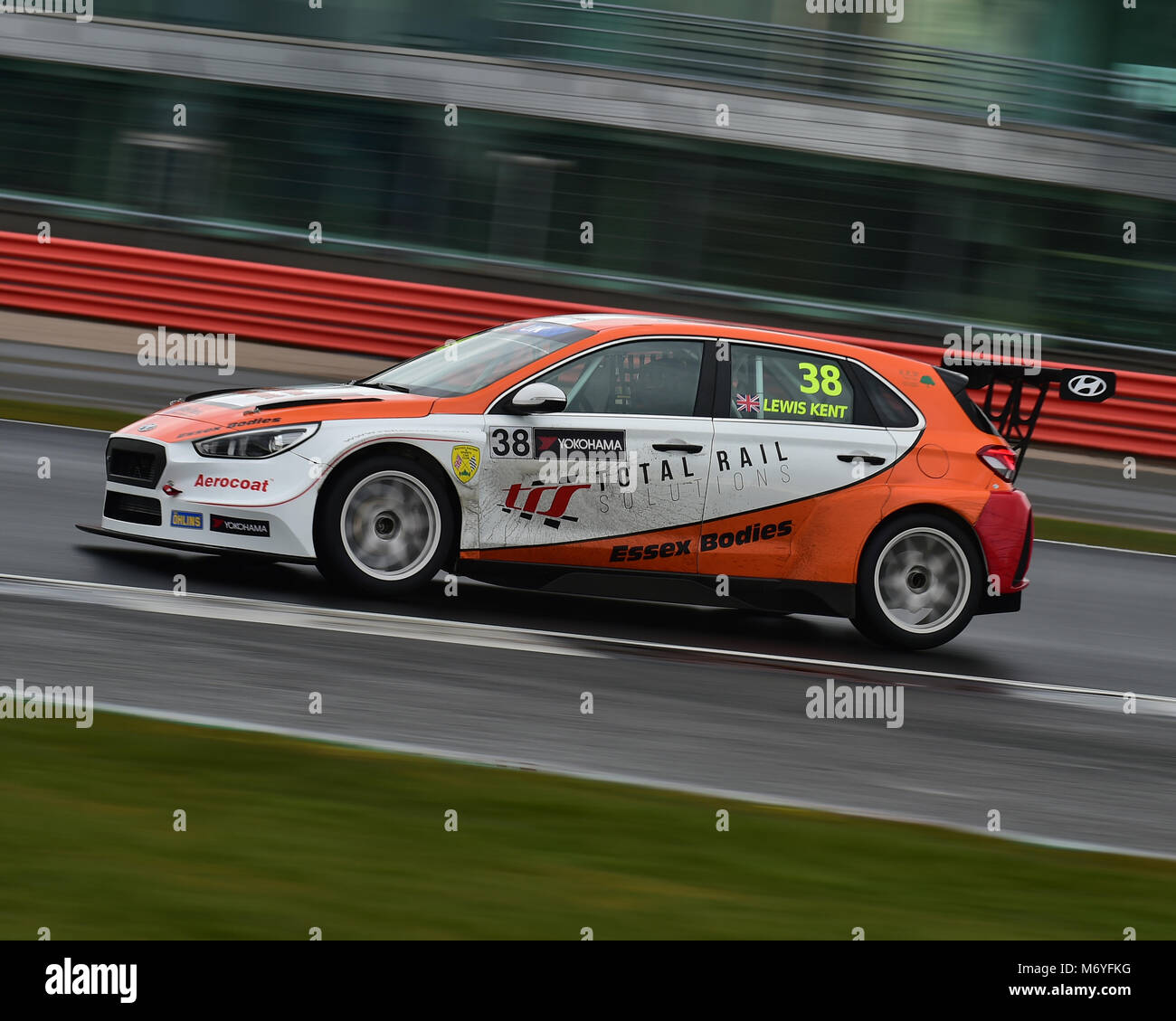Lewis Kent, Hyundai i30N TCR, TCR UK, Test day, Silverstone, Tuesday ...