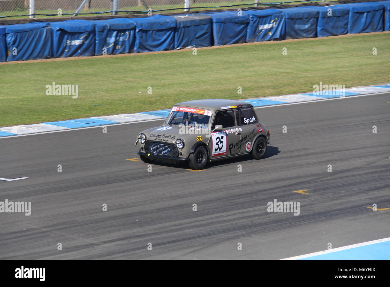 Mini 7 Racing At Donington Park Circuit July 2015 Stock Photo - Alamy