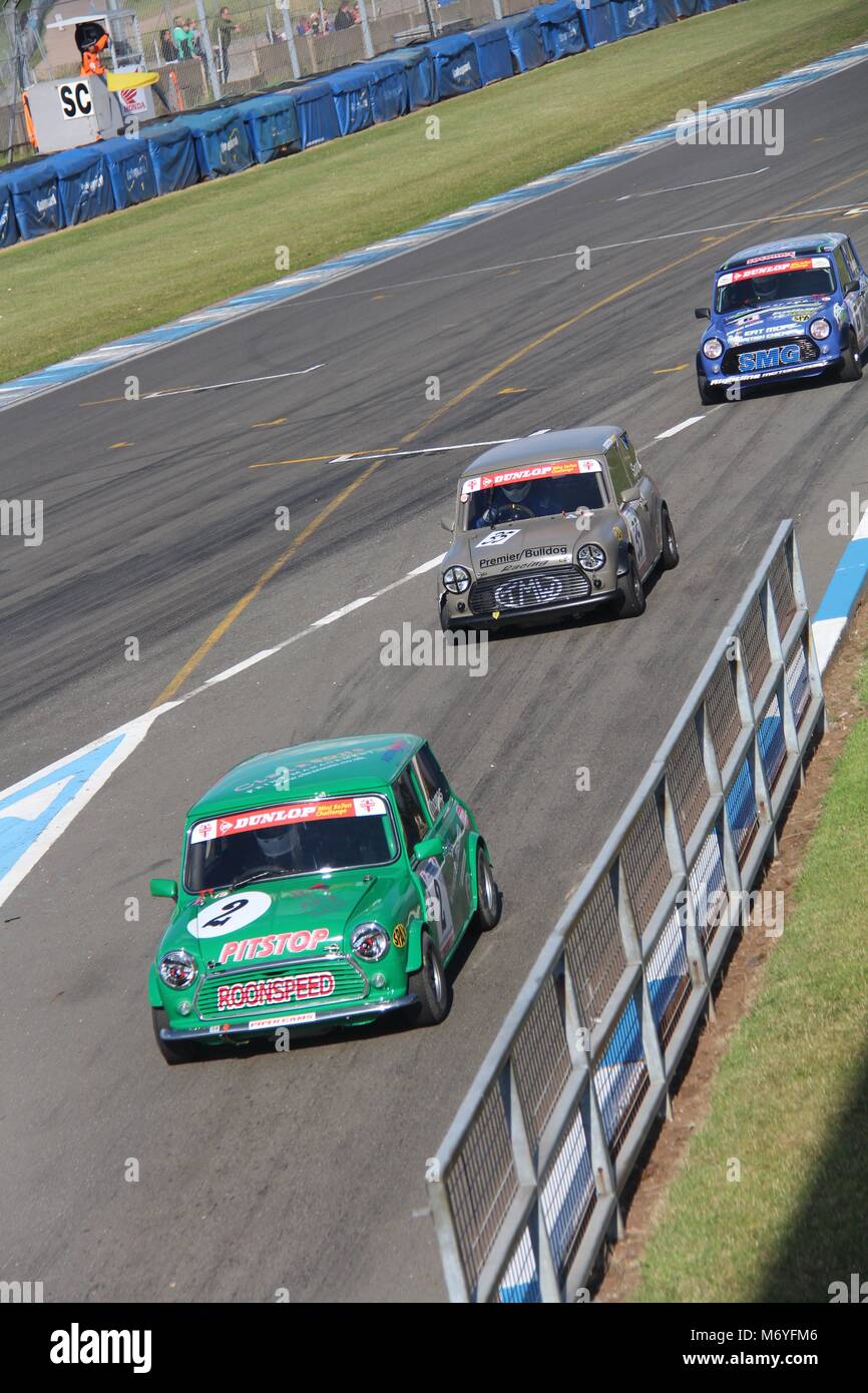 Mini 7 Racing At Donington Park Circuit July 2015 Stock Photo - Alamy