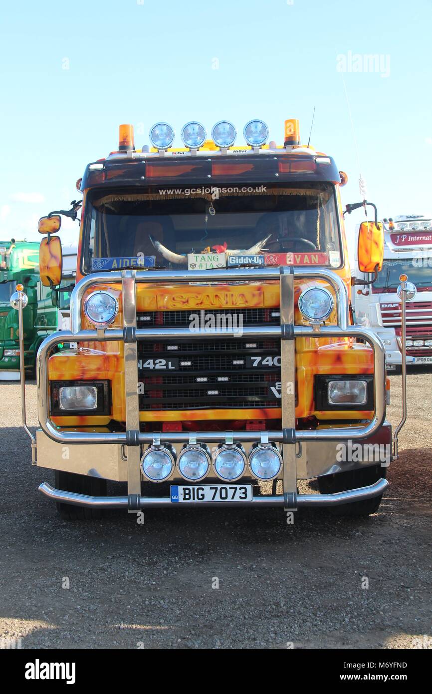 Custom Painted Lorries Stock Photo - Alamy