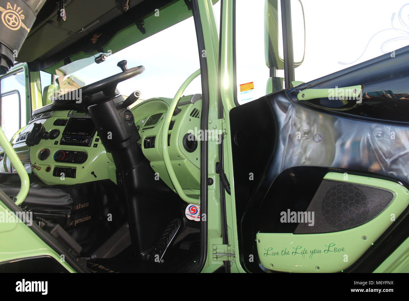 Custom Painted Lorries Stock Photo - Alamy