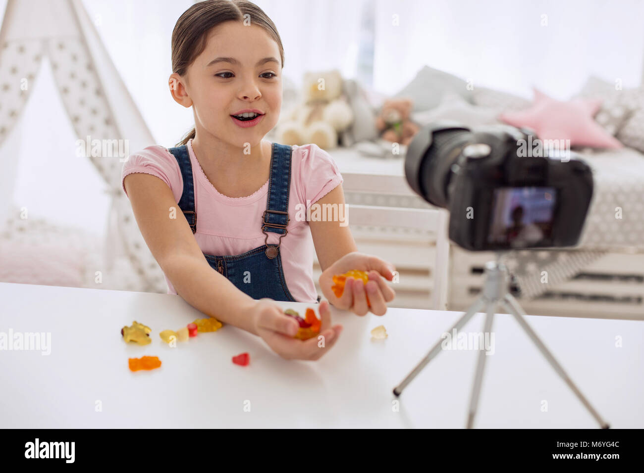 Gummy candy girl hi-res stock photography and images - Alamy