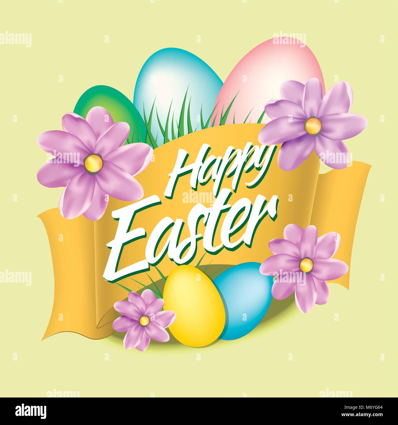 Vintage card daisy on Stock Vector Images - Alamy