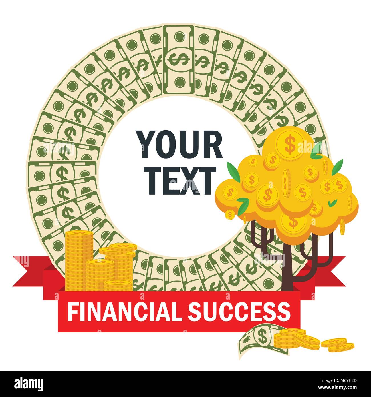 financial success template Stock Vector Image & Art - Alamy