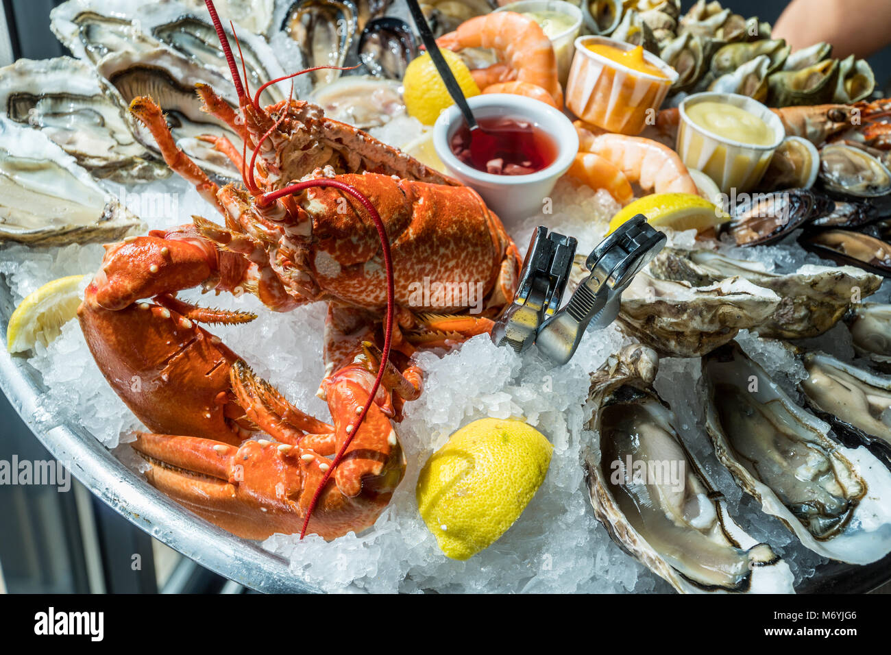 Seafood Platter On Ice