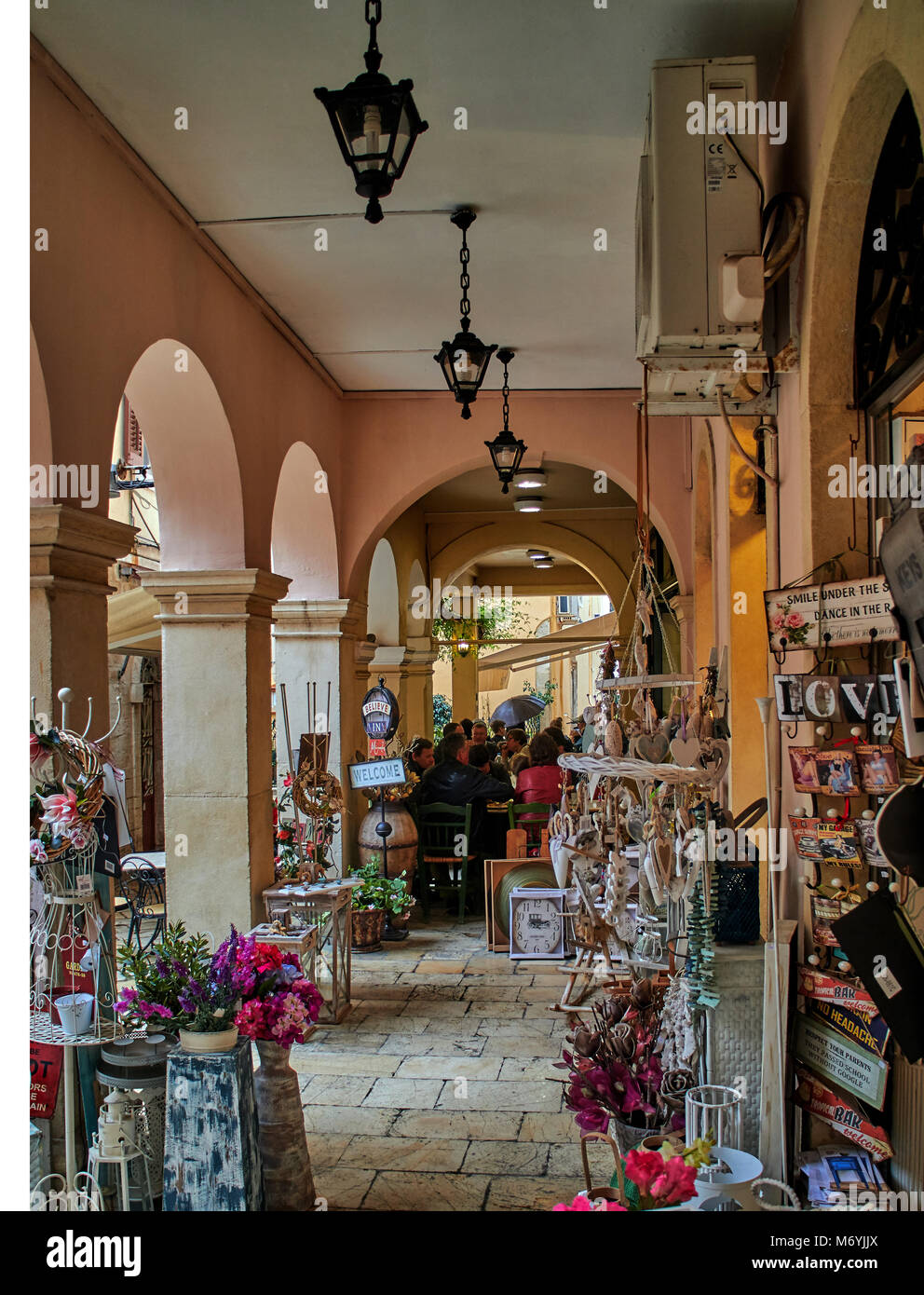 Souvenir shop corfu greece hi-res stock photography and images - Alamy