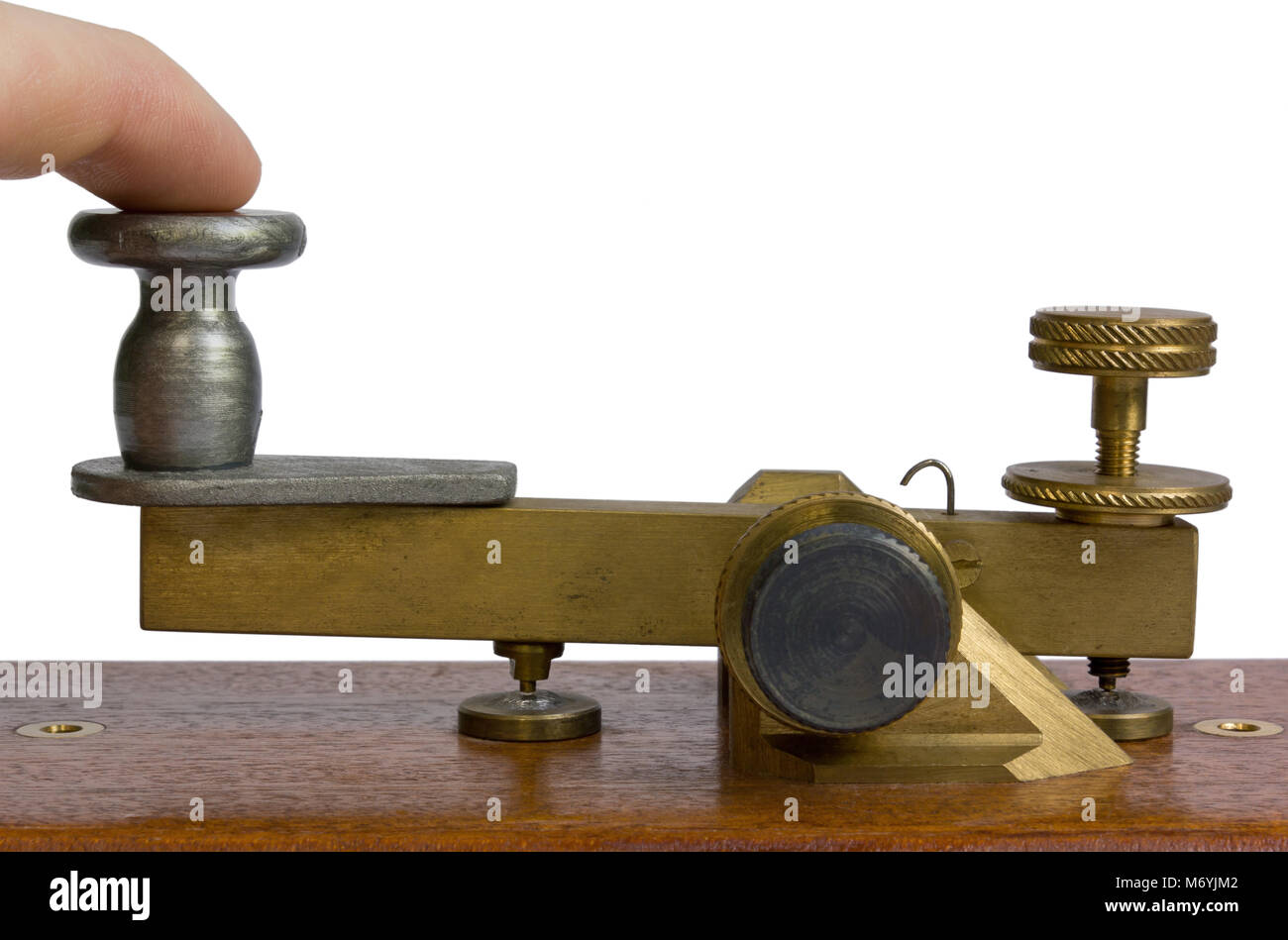 Morse code operator hi-res stock photography and images - Alamy