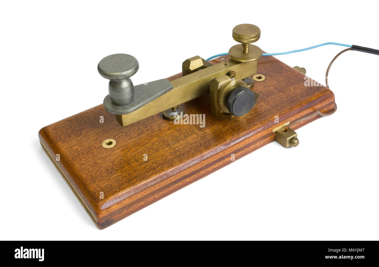 Vintage telegraph key hi-res stock photography and images - Alamy