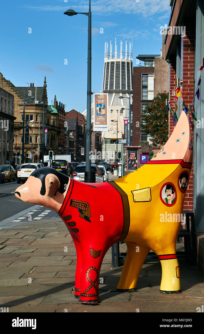 Superlambanana Sculptures Liverpool High Resolution Stock Photography ...