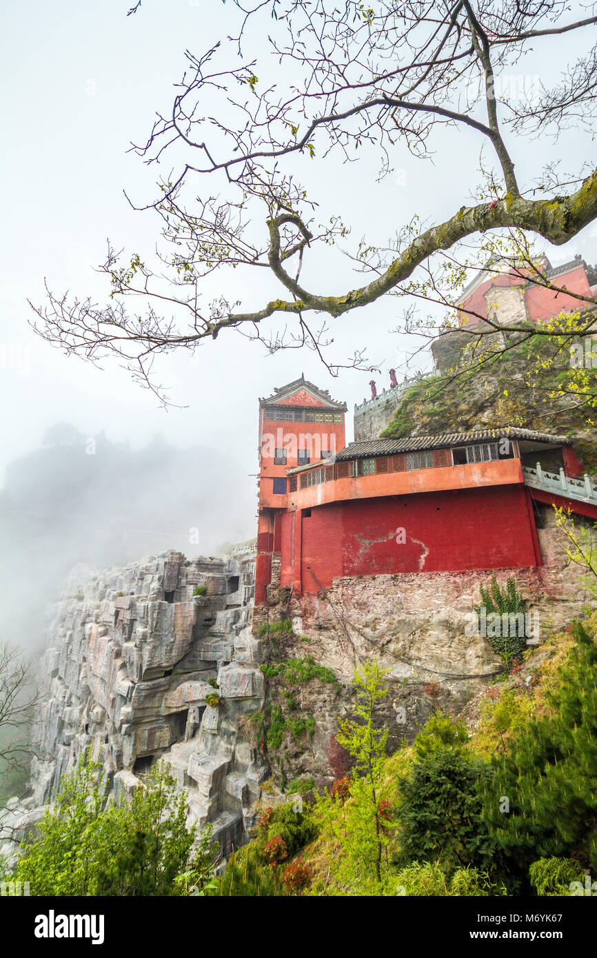 China, Hubei Province, the monastery Wudang, The Forbidden City at the ...