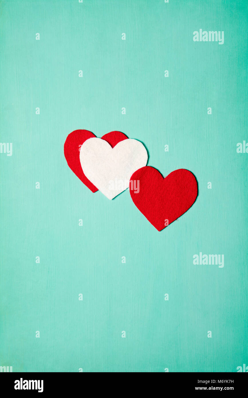 Overlapping heart hi-res stock photography and images - Alamy