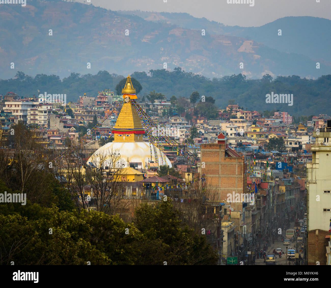 Bouddhanath temple in kathmandu hi-res stock photography and images - Alamy