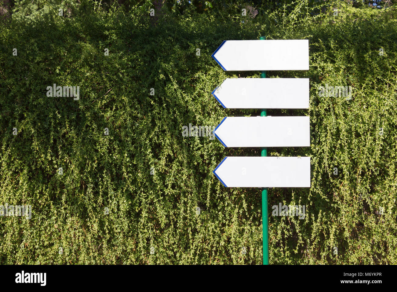 Empty direction signs hi-res stock photography and images - Alamy