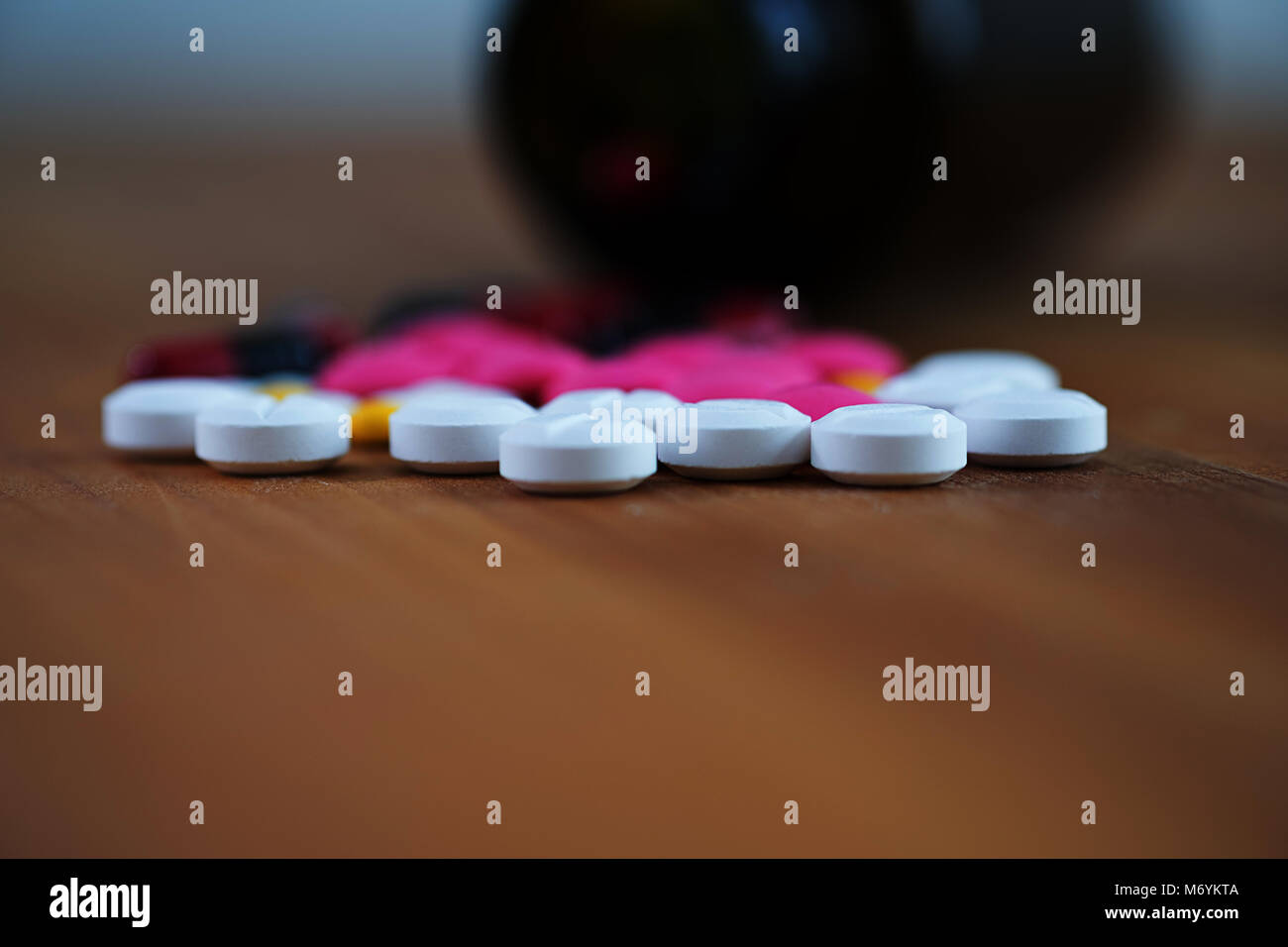 Drug Pharmacy prohibited substances medicine Packaging of tablets Stock ...