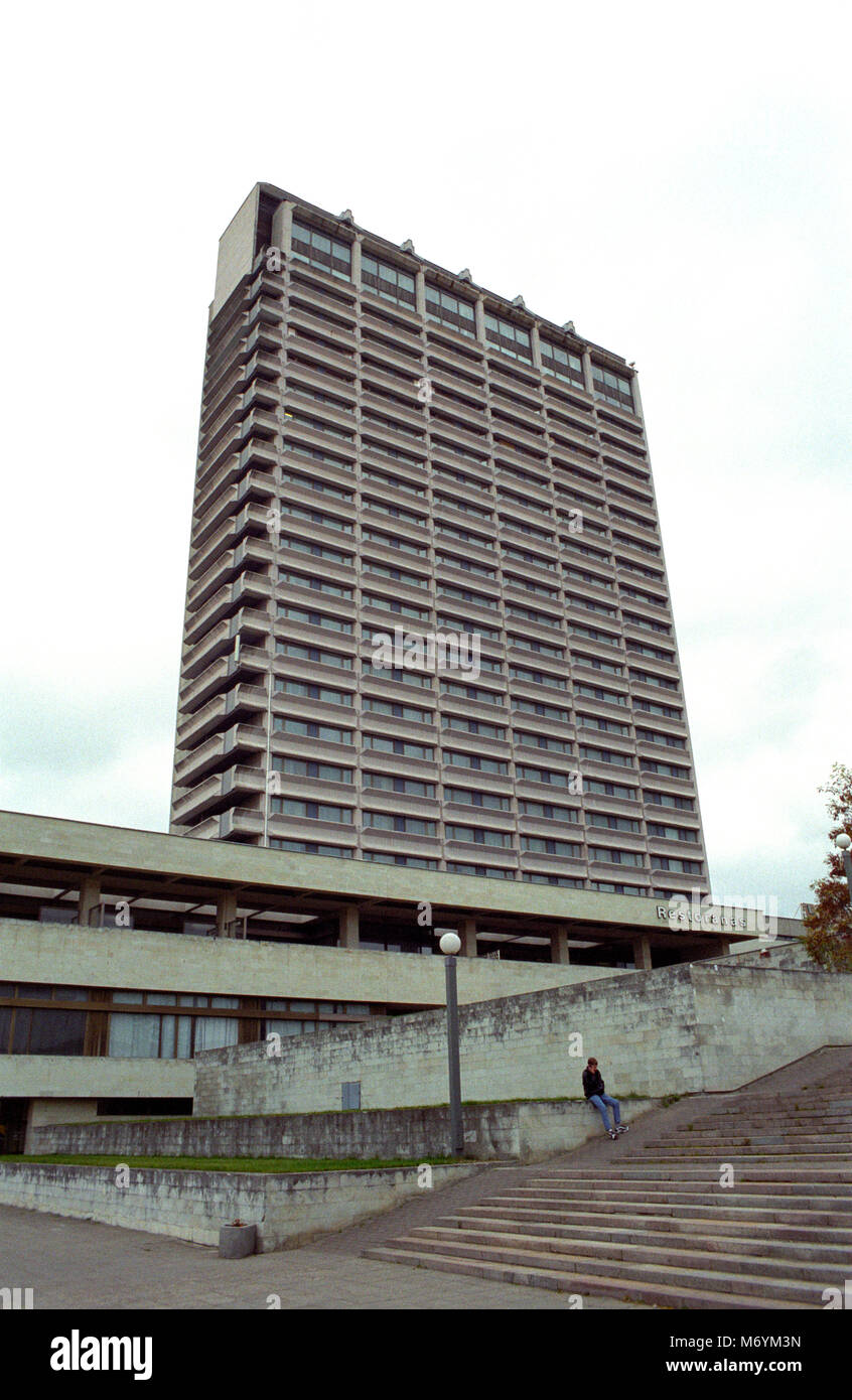 Concrete high rise building. Vilnius, Lithuania Stock Photo - Alamy