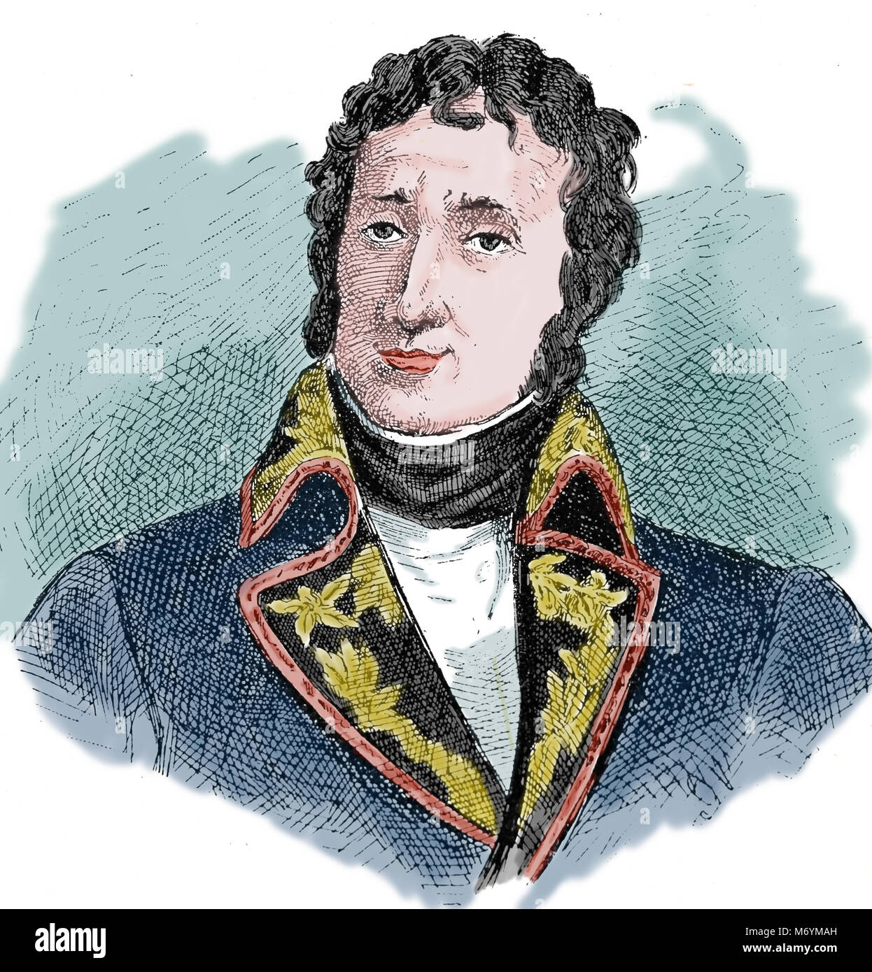 Andre Massena, 1st Duc de Rivoli (1758-1817). French military commander ...