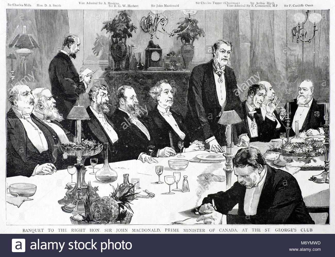 Banquet to the Right Hon. Sir John MacDonald, Prime Minister of Canada ... Banquet to the Right Hon. Sir John MacDonald, Prime Minister of Canada ...
