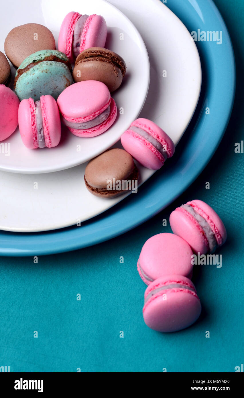 traditional french macarons – stock photo Stock Photo - Alamy