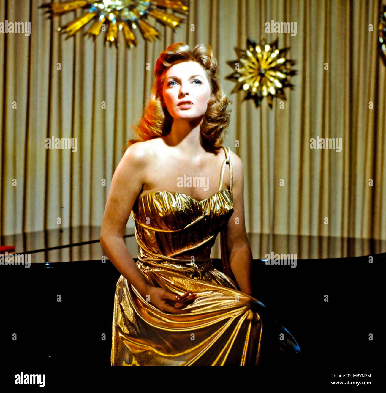 JULIE LONDON (1926-2000) Promotional photo of American jazz singer and ...