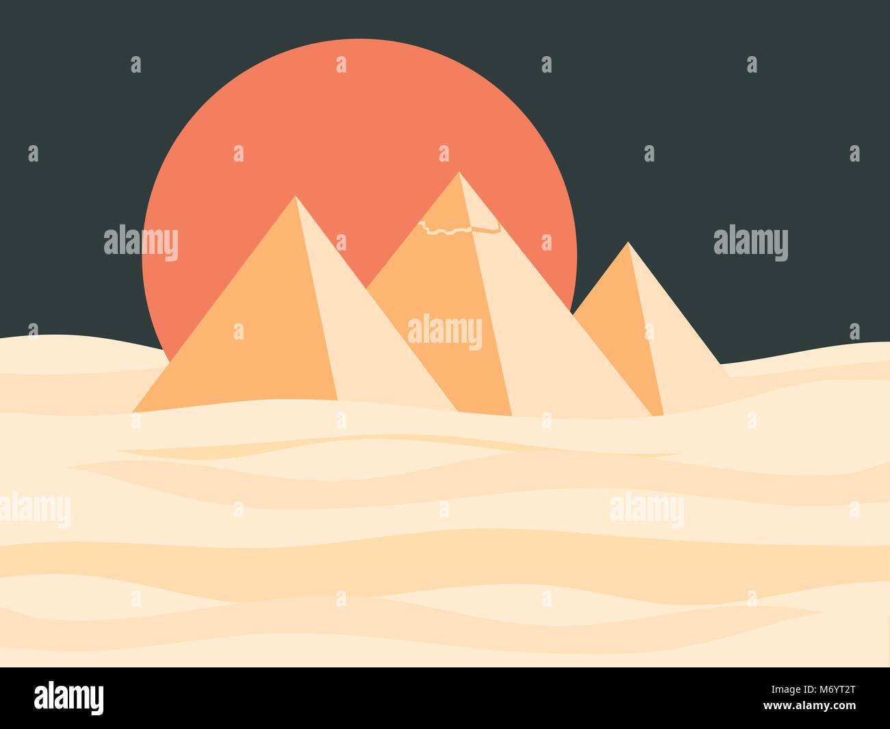 The red pyramid giza Stock Vector Images - Alamy