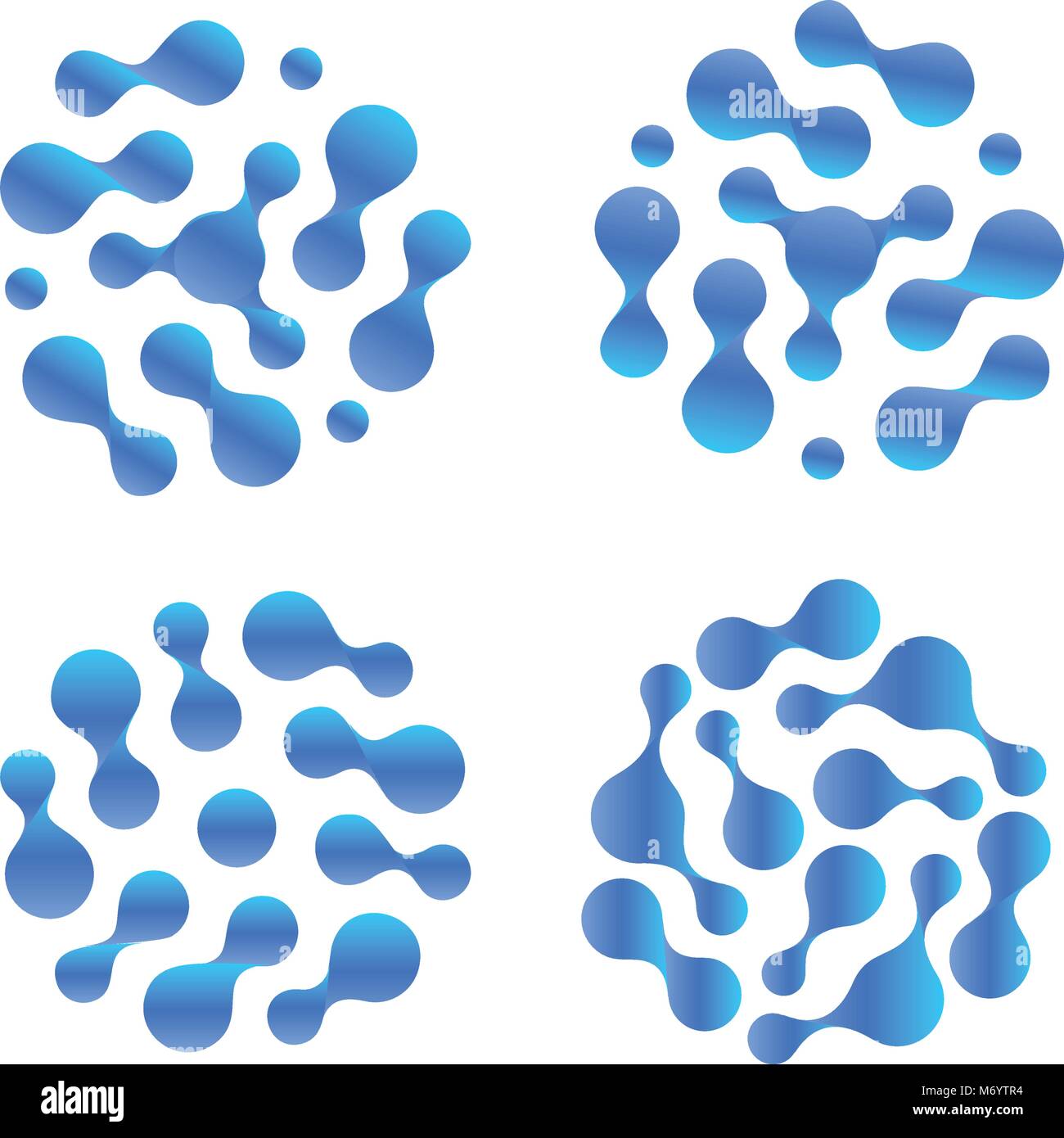 H2o molecule Stock Vector Images - Alamy