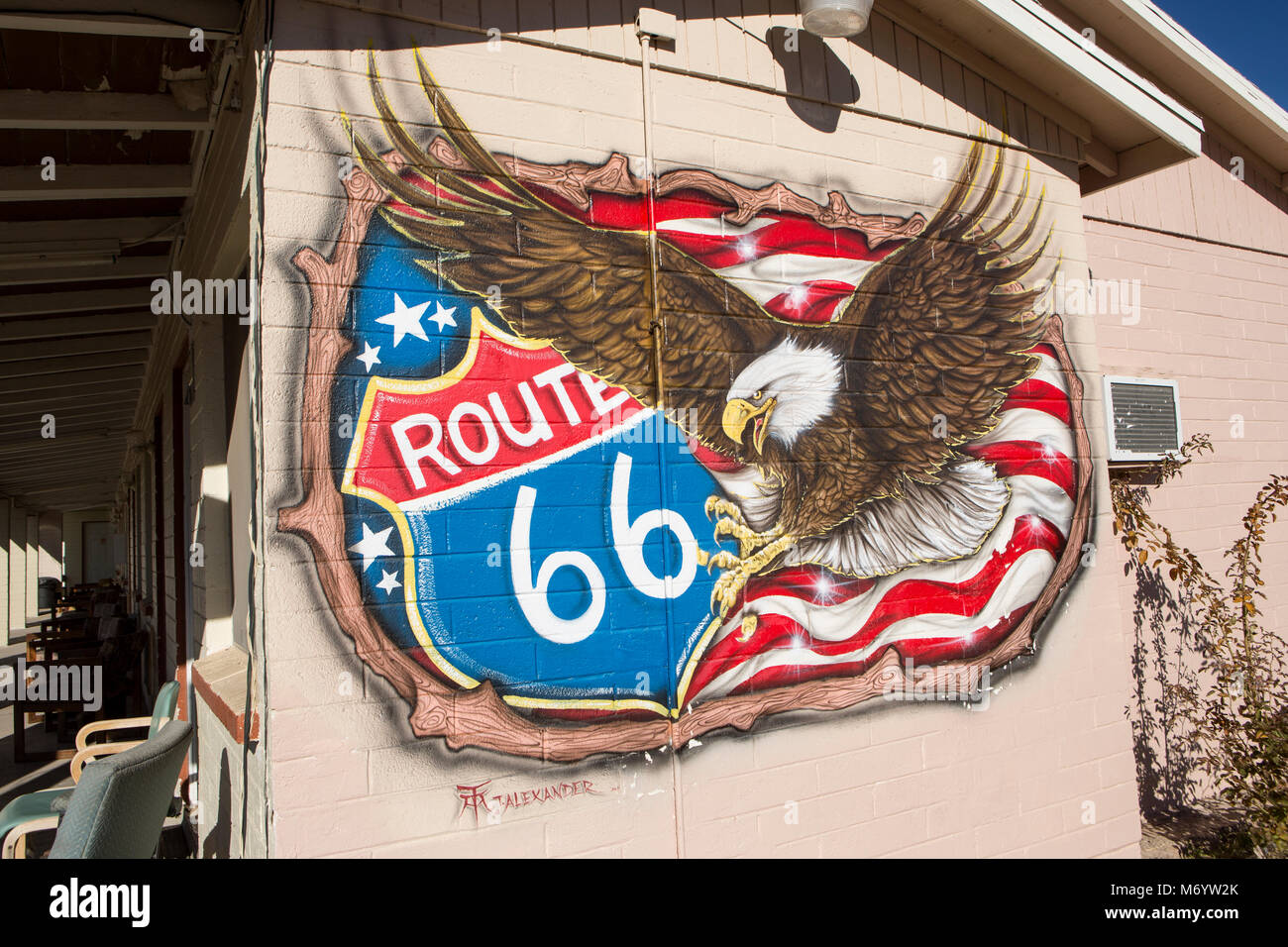 Route 66 art artwork hi-res stock photography and images - Alamy