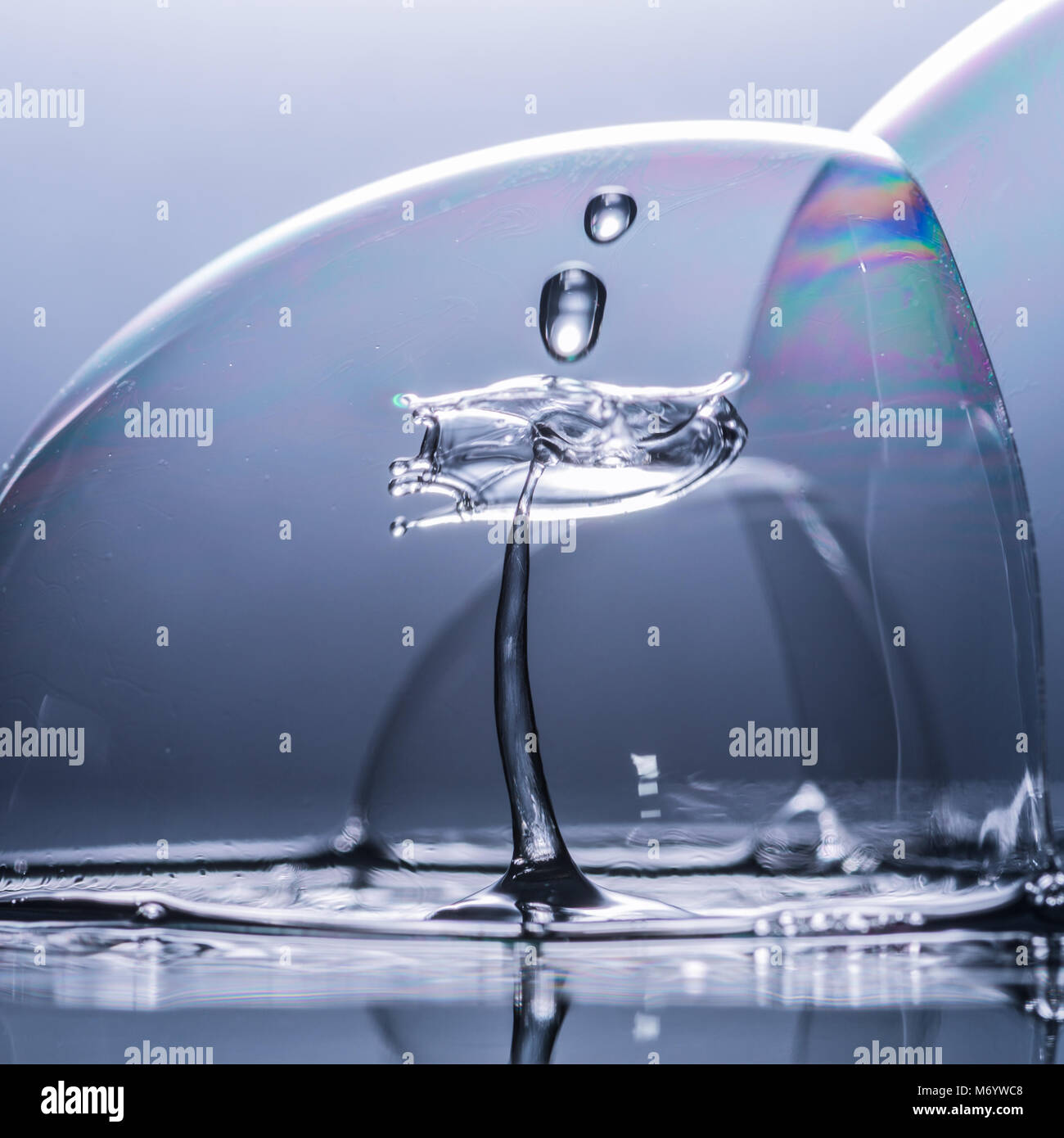 Rainbow water droplet close up hi-res stock photography and images - Alamy